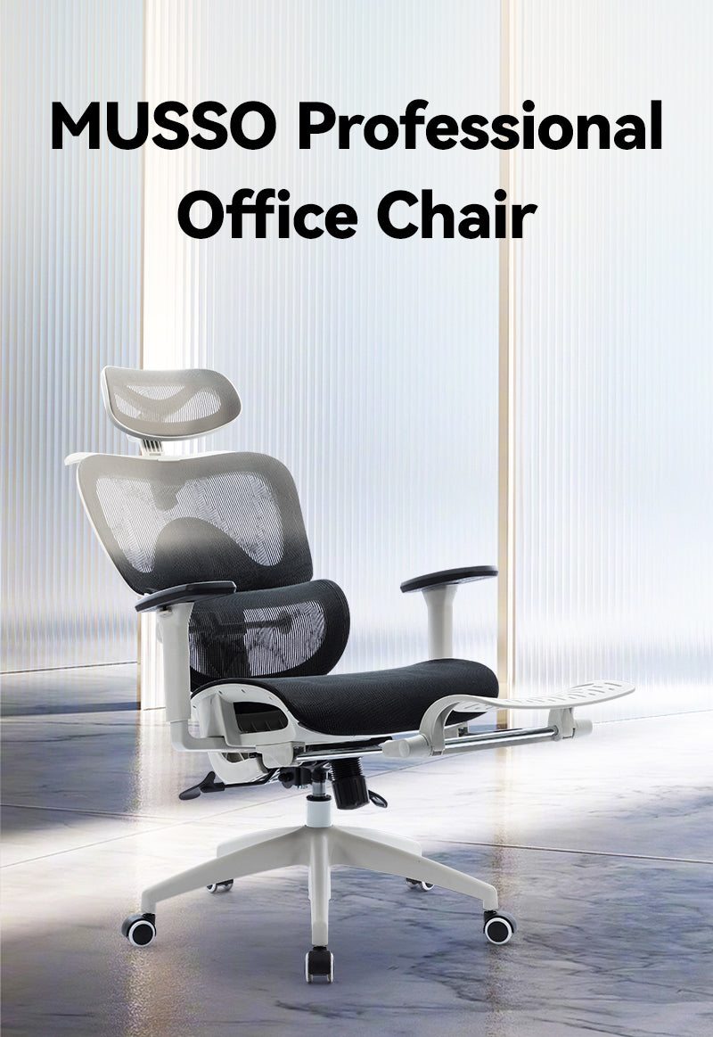 MUSSO E600 Ergo Chair 3D Handrail and Adjustable Headrest Ergonomic Me ...