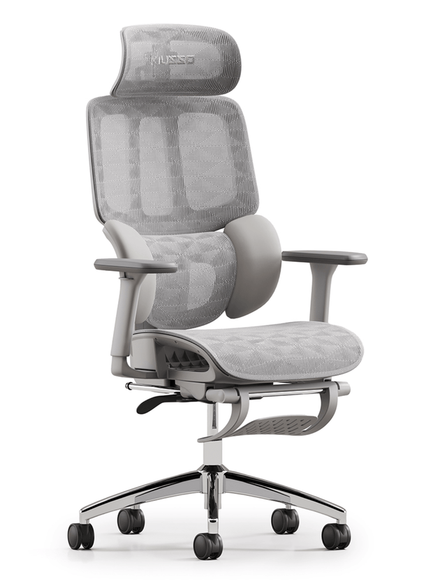 MUSSO H80 Classic Ergo Chairs Adjustable Headrest Ergonomic Mesh Offic ...